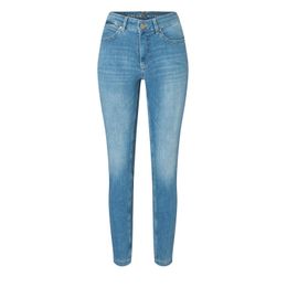 Skinny-fit-Jeans MAC "Dream Skinny", Damen, Gr. 46, L&auml;nge 34, blau (fancy lake blau washed), Jeans, Obermaterial: 78% Baumwolle, 20% Polyester, 2% Elasthan, sehr figurbetont lang, Jeans Skinny-fit-Jeans, in hochelastische Qualit&auml;t f&uuml;r den perfekten Sitz