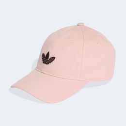 Baseball Cap adidas originals "ADICOLOR CLASSIC TREFOIL", Damen, sandy pink, Obermaterial: 100% Baumwolle, Caps Baseball Cap, f&uuml;r Erwachsene, sportlicher Stil, aus Baumwolle