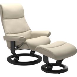 Relaxsessel stressless "View", beige (cream batick), B:91cm H:109cm T:83cm, Leder BATICK: BATICK ist ein leicht korrigiertes, durchgef&auml;rbtes und genarbtes M&ouml;belleder, bei dem die meisten Unebenheiten und Spuren in der Regel entfernt wurden.;Leder PALOMA: PALOMA ist ein durchgef&auml;rbtes Semianilin-M&ouml;belleder mit nat&uuml;rlicher Narbung.;ROHLEDER Stoff Q2 FARON: Ein fester zuverl&auml;ssiger Boucl&eacute; mit einem s