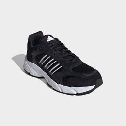 Sneaker adidas Sportswear "CRAZYCHAOS 2000", Herren, Gr. 47, schwarz-wei&szlig; (core schwarz, ftwr wei&szlig;, core schwarz), Leder, Synthetik, Textil, Schuhe Sneaker, inspiriert vom Design des adistar control