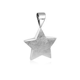 Medallionanh&auml;nger NENALINA "Anh&auml;nger Stern Star Astro Basic Trend Symbol 925 Silber" Gr. 20, silber, Schmuckanh&auml;nger, Damen, Silber 925 (Sterlingsilber), Medallionanh&auml;nger