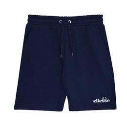 Shorts Ellesse, Jungen, Gr. 128/134 (8/9), N-Gr, blau (navy), Jersey, Obermaterial: 75% Baumwolle, 25% Polyester, bedruckt, unifarben, Hosen Shorts, f&uuml;r Kinder