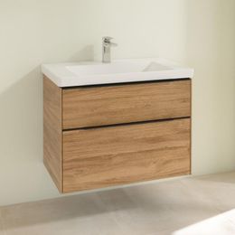 Villeroy & Boch Villeroy & Boch Subway 3.0 Schrank mit Waschtisch, 2 Ausz&uuml;ge, 4A7081RW+C57401RH,