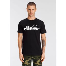 T-Shirt Ellesse "H T-SHIRT", Herren, Gr. XS, schwarz, Obermaterial: 70% Baumwolle, 30% Polyester, Rundhals, Shirts T-Shirt