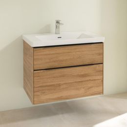 Villeroy & Boch Villeroy & Boch Subway 3.0 Schrank mit Waschtisch, 2 Ausz&uuml;ge, 4A7080RW+C57401RH,