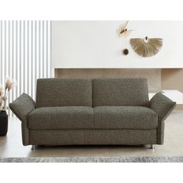 Schlafsofa Bali "LINA, Dauerschlaffunktion, 140 u. 160 er Breiten", grau, B:234cm H:14cm, 100% PES, Sofas, Schlafsofa, durchgehender Lattenrost mit 6-facher H&auml;rtegradregulierung