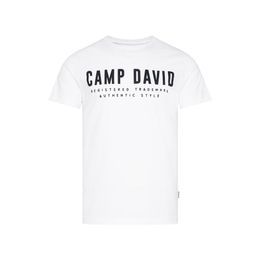 CAMP DAVID Shirt male White size XL