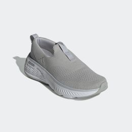 Walkingschuh adidas Sportswear "CLOUDFOAM GO LOUNGER", Damen, Gr. 40,5, grau (mgh solid grau, silber metallic, cloud wei&szlig;), Synthetik, Textil, Schuhe Walkingschuh