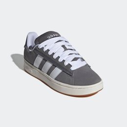 Sneaker adidas Sportswear "GRAND COURT ALPHA", Herren, Gr. 42,5, wei&szlig; (grau four, ftwr wei&szlig;, sanftes wei&szlig;), Leder, Synthetik, Schuhe Sneaker, Design inspiriert vom adidas Campus 00, Topseller