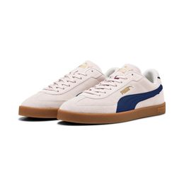 Sneaker Puma "CLUB II ERA SUEDE", Herren, Gr. 41, jasmine flower, persian blau, Leder, unifarben, Schuhe Sneaker, mit sportlichem Design, mit Schn&uuml;rverschluss, mit Gummilaufsohle