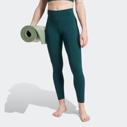 Trainingstights adidas Performance "All Me 7/8 L", Damen, Gr. XS, N-Gr, aurora ivy, aurora ivy, Obermaterial: 79% Polyester, 21% Elasthan, 7/8-L&auml;nge, Hosen Trainingstights