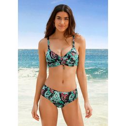 bonprix Minimizer B&uuml;gel Bikini (2-tlg. Set), schwarz