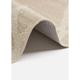 bonprix Waschbarer In-und Outdoor Teppich mit graphischer Musterung, beige, Gr.80x150 cm, Ein weiches Highlight f&uuml;r jeden Wohnraum