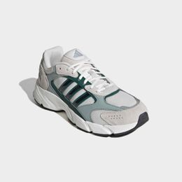Sneaker adidas Sportswear "CRAZYCHAOS 2000", Herren, Gr. 47, core wei&szlig;, core schwarz, wonder sage, Leder, Synthetik, Textil, Schuhe Sneaker, inspiriert vom Design des adistar control