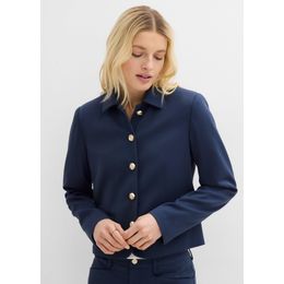 bonprix Kurzblazer, blau, Gr.50, stillvoller Kurzblazer