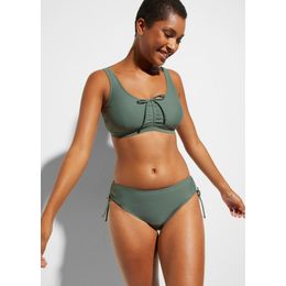 bonprix Bustier-Bikini (2-tlg.Set) mit Bindeband, gr&uuml;n, Gr.36, Bustier-Bikini (2-tlg.Set) mit Bindeband