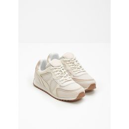bonprix Chunky Sneaker mit Mesh-Einsatz, wei&szlig;