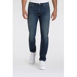 Levi's Slim-fit-Jeans LEVI'S "511 SLIM", Herren, Gr. 34, L&auml;nge 34, world view, Denim/Jeans, Obermaterial: 99% Baumwolle, 1% Elasthan, skinny fit kn&ouml;chellang, Jeans Slim-fit-Jeans, mit Stretch
