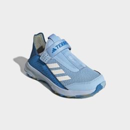Wanderschuh adidas terrex "VOYAGER 21 SLIP-ON TRAVEL", Jungen, Gr. 35, glow blau, sanftes wei&szlig;, ray blau, Synthetik, Textil, Schuhe Wanderschuh, f&uuml;r Kinder & Jugendliche