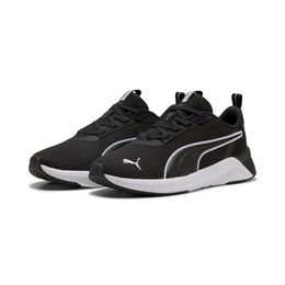 Laufschuh Puma "SOFTRIDE HARLI WNS", Damen, Gr. 38, wei&szlig; (Puma schwarz, Puma wei&szlig;, galactic gray), Textil, Schuhe Laufschuh
