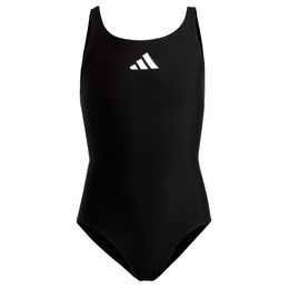 adidas Performance Sportbadeanzug 'Solid Small Logo' M&auml;dchen Gr&ouml;&szlig;e 104 schwarz / wei&szlig;