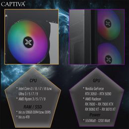 Captiva Gaming-PC "Highend Gaming R99-639", ohne farbbezeichnung, B:37,5cm H:71cm T:73cm, Desktop-PCs, Gaming-PC