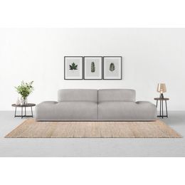 Big-Sofa Trendmanufaktur "Braga, toller Sitzkomfort, Designsofa", silber, B:300cm H:72cm T:107cm, 92% Polyester, 8% Nylon, Sofas, Big-Sofa, in moderner Optik, mit hochwertigem Kaltschaum
