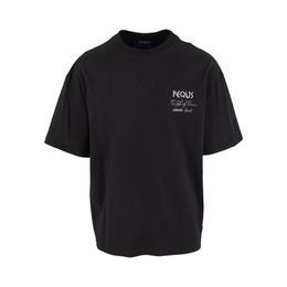 PEQUS T-Shirt 'Irons' Herren Gr&ouml;&szlig;e XXL grau / schwarz / wei&szlig;