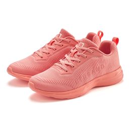 Sneaker ELBSAND "Freizeitschuh, Halbschuh, Turnschuh", Herren, Gr. 37, orange (peach), Obermaterial: 70% Textilmaterial, 30% Lederimitat. Decksohle: 100% Textilmaterial. Futter: 100% Textilmaterial. Laufsohle: 100% Synthetik, unifarben, Schuhe Sneaker, mit elastischen B&auml;ndern f&uuml;r schnelles Reinschl&uuml;pfen, Unisex VEGAN