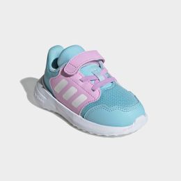 Klettschuh adidas Sportswear "TENSAUR RUN 3.0 KIDS", M&auml;dchen, Gr. 26, icey blau, ftwr wei&szlig;, bliss lila, Synthetik, Textil, Schuhe Klettschuh, f&uuml;r Kinder, mit Klettverschluss
