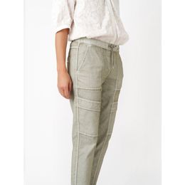 Cargohose Toni "Sue CA", Damen, Gr. 46, N-Gr, aloe, Web, Obermaterial: 82% Baumwolle, 15% Polyamid, 3% Elasthan, 7/8-L&auml;nge, Hosen Cargohose