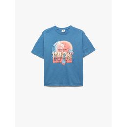 KOTON T-Shirt Jungen Gr&ouml;&szlig;e 134/140 blau / orange