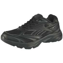 Laufschuh Reebok "BELWAVE", Herren, Gr. 48,5, schwarz, schwarz, grau, Leder, Synthetik, Textil, Schuhe Laufschuh