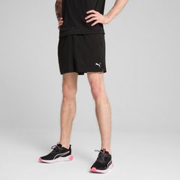 Trainingsshorts Puma "M TAD ESSENTIALS 5" WOVEN SHORT", Herren, Gr. XXL, N-Gr, schwarz (Puma schwarz), Obermaterial: 100% Polyester, slim fit normal, Hosen Trainingsshorts, atmungsaktives Material, mit DryCELL Technologie