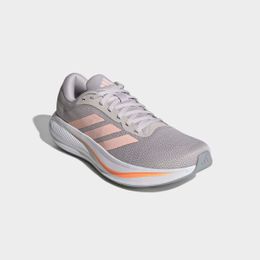 Laufschuh adidas Performance "RESPONSE RUNNER 2", Gr. 41, ice lila, silber metallic, beam orange, Synthetik, Textil, Schuhe Laufschuh