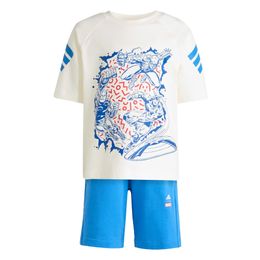 adidas Sportswear Trainingsanzug 'Marvel Avengers' Jungen Gr&ouml;&szlig;e 104 blau / rot / wei&szlig;