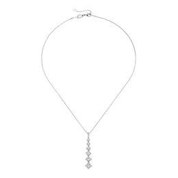 Giorgio Martello Milano Kette Damen Gr&ouml;&szlig;e 43 silber / transparent