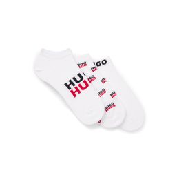 Sneakersocken HUGO UNDERWEAR, Damen, Gr. 43-46, wei&szlig; 100, Baumwollmischung, normal, Socken Sneakersocken
