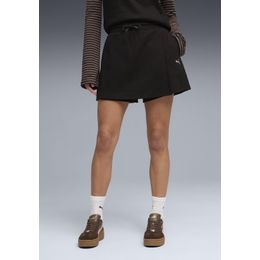 Sweatrock Puma "CLASS HIGH-WAIST SKORT", Damen, Gr. XS, Puma schwarz, Netz, Obermaterial: 60% Baumwolle, 40% Polyester, unifarben, kniefrei, R&ouml;cke Sweatrock, aus Baumwollmischung, f&uuml;r sportliche Aktivit&auml;ten, sportlicher Stil