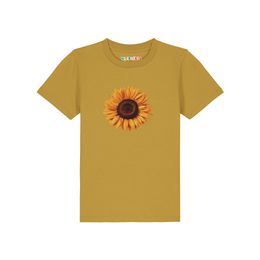 Watabout.kids T-Shirt 'Sonnenblume' Jungen Gr&ouml;&szlig;e 104 braun / ocker / orange / dunkelorange