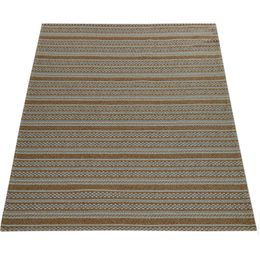 Teppich Paco Home "Varadero 464", bunt (mehrfarbig), B:80cm H:4mm L:150cm, Baumwolle, Polyester, Teppiche, Teppich, Flachgewebe, 3D-Design, Wohnzimmer