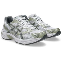 Sneaker asics SPORTSTYLE "GEL-1130", Damen, Gr. 39,5, wei&szlig; (wei&szlig;, dried leaf gr&uuml;n), Synthetik, Schuhe Sneaker