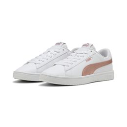 Sneaker Puma "RICKIE CLASSIC", Herren, Gr. 37,5, rosa (Puma wei&szlig;, rose gold), Synthetik, unifarben, Schuhe Sneaker, mit sportlichem Stil, mit Gummilaufsohle, mit Schn&uuml;rverschluss
