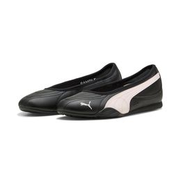 Sneaker Puma "CATCH SOLEIL BALLERINA", Damen, Gr. 36, Puma schwarz, jasmine flower, Synthetik, Schuhe Sneaker, mit Schn&uuml;rung, leicht profilierte Gummi-Laufsohle, aus Synthetik, Topseller