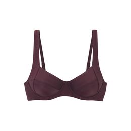 Lascana Bikinitop 'Lolo' Damen Gr&ouml;&szlig;e 75 aubergine