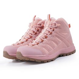 Wanderschuh Icepeak "AURA MC MS", Damen, Gr. 38, pink, Synthetik, Textil, Schuhe Wanderschuh, Wasserdicht