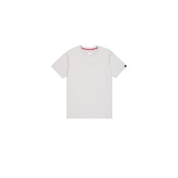 T-Shirt Alpha Industries "DTM Alpha T-Shirt", Herren, Gr. L, pastel grau, Obermaterial: 100% Baumwolle, Shirts T-Shirt
