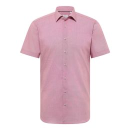 Kurzarmhemd Eterna "SLIM FIT", Damen, Gr. 44, Normalgr&ouml;&szlig;en, rot, 42% Baumwolle, 58% Lyocell, schmal, Hemden Kurzarmhemd, NON IRON (b&uuml;gelfrei)