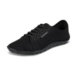 Barfu&szlig;schuh Leguano "CITY", Damen, Gr. 38, schwarz, Lederimitat, Textil, Schuhe Barfu&szlig;schuh, mit extrem biegsamer Laufsohle, Freizeitschuh, Halbschuh, Schn&uuml;rschuh