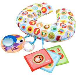 Greifspielzeug Chicco "Animal Tummy Time", bunt, Greifspielzeug, BabyB:38cm H:10cm, Polyester, Greifspielzeug, Spielkissen, B:38cm H:10cm